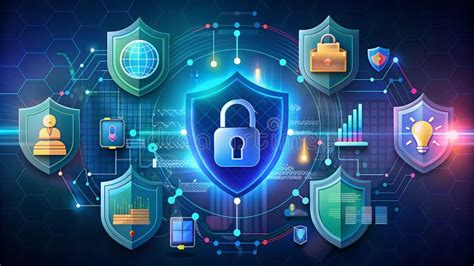 Infographic On Cyber Security Measures In Modern Technology Stock Illustration Illustration Of