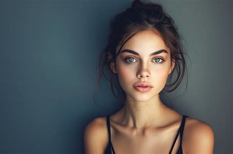 Premium Photo Beautiful Model Posing Attractive And Sensual