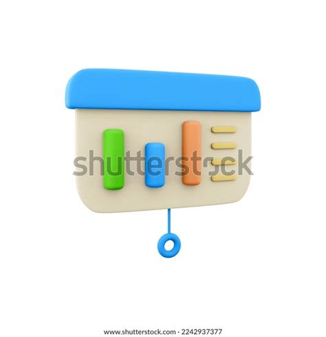 3d Render Charts 3d Rendering Diagrams Stock Illustration 2242937377