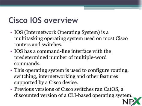Cisco Ios Overview Pptx