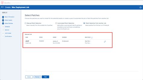 Creating Patch Job For Mac Assets