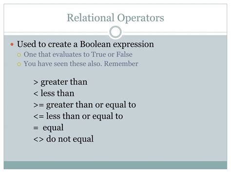 PPT Apply Operators And Boolean Expressions PowerPoint Presentation ID