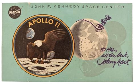 Apollo 11 Launch Invitation Nasa Vip Credentials