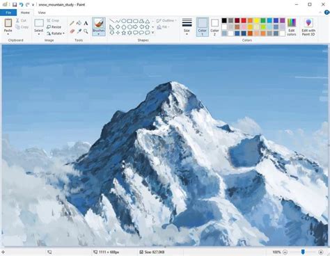 挑战用微软自带的画图软件画画！ 知乎