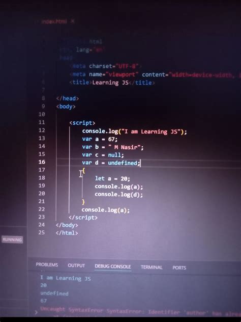 Muhammad Nasir On Linkedin Javascript Variables Let Const Namingconventions Coding Learning