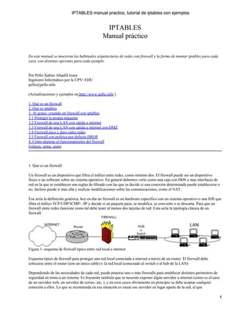 Iptables Firewall Pdf