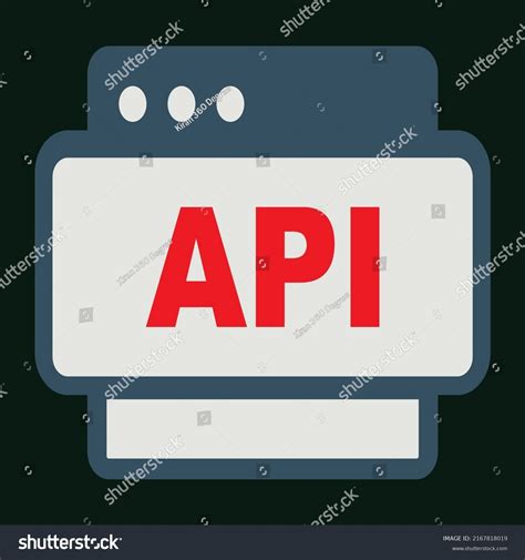Api Application Programming Interface Vector Stock Vector Royalty Free Shutterstock