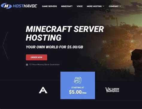Hosthavoc Best Minecraft Hosting Servers For Game Development