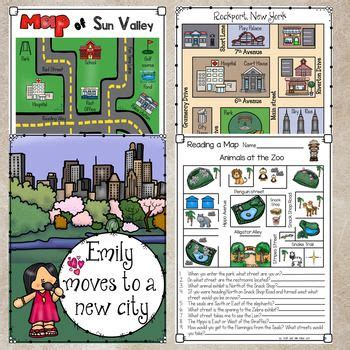 Map Skills Reading A Map And Activities Map Skills Teaching Map Skills Teaching Maps