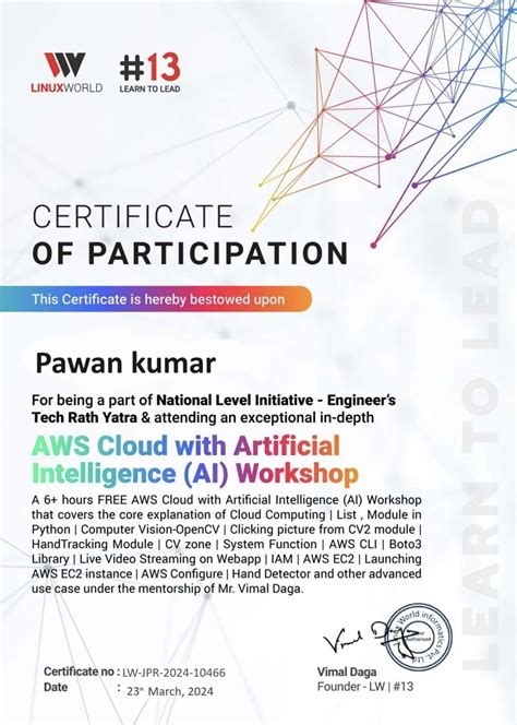 Pawan Kumar On Linkedin 13 Aws Participation Fortifications