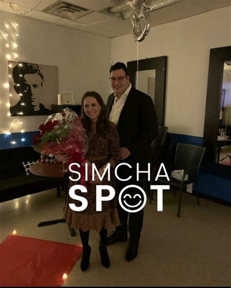 Engagement Of Menachem Kleinman And Toby Kramer Simcha Spot