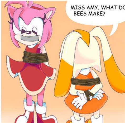 Girl Tied Up Damsel In Distress Girls Tie Amy Rose Sonic Art Bondage Donald Duck Sonic