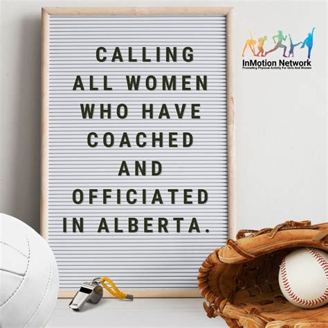 Calling All Alberta Based Women In Coaching And Officiating We Would Like To Hear From You