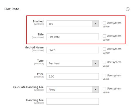 how to configure magento 2 shipping methods step by step