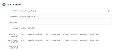 Adding Templates Templates