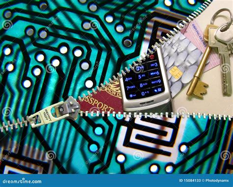 Identity Theft And Fraud Crime Stock Image Image Of Digital