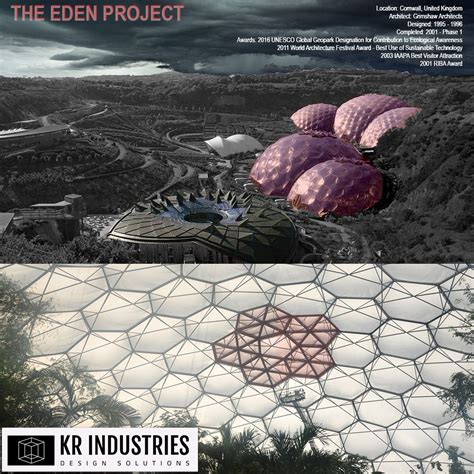 The Eden Project Biomimetic Kinetics In Modular Architecture Kr