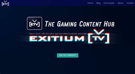 GitHub CodeWithTheDoctor ETV Site ABANDONED OLD A Static Website For A Gaming Community