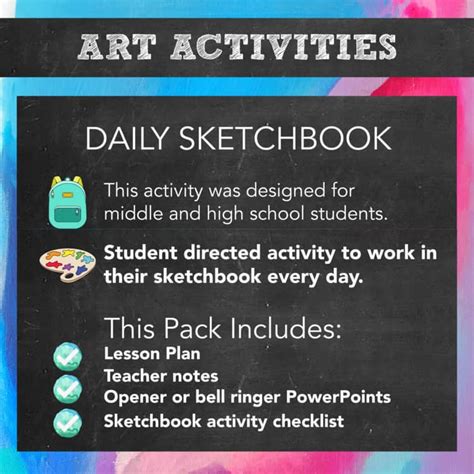 Drawing Sketchbook Ideas Middle School Art High School Art Bell Ringer