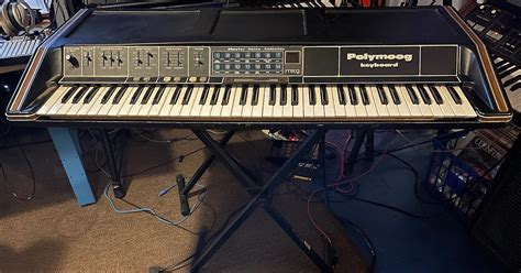 Matrixsynth Moog Polymoog 280a Analog Polyphonic Keyboard With Polypedal Controller