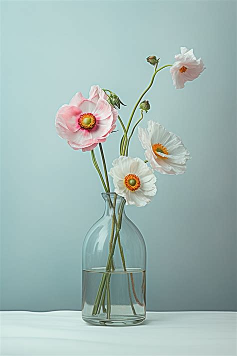 투명한 유리 화병에 배경 배경 화면 및 일러스트 무료 다운로드 Pngtree