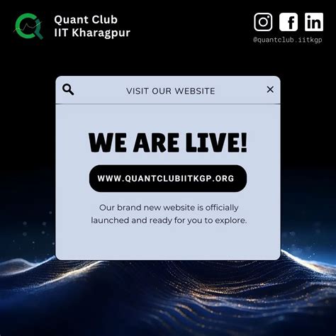 Quant Club Iit Kharagpur Quantclub Iitkgp • Instagram Photos And Videos