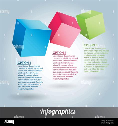 Cube Infographics Vector Stock Vector Image And Art Alamy