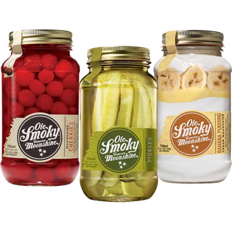 Ole Smoky Moonshine Bundle 3 Pack 750 Ml The Liquor Bros