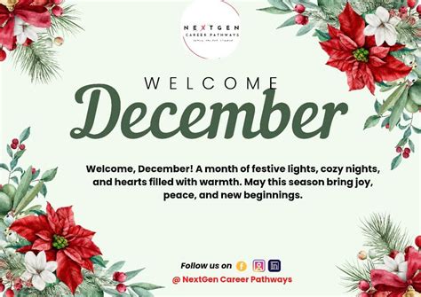 Newmonth Decembergoals Nextgencareerpathways Inspiration