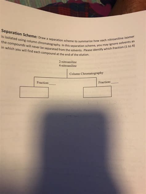 solved separation scheme draw a separation scheme to s