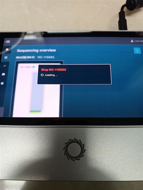 Stuck On Stop Screen Rnanopore