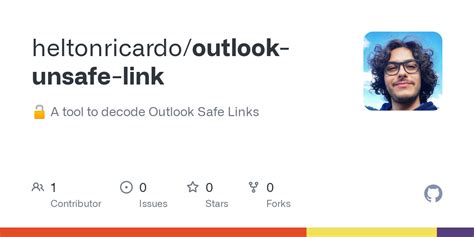 GitHub Heltonricardo Outlook Unsafe Link A Tool To Decode Outlook Safe Links