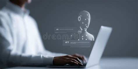 Innovative Technology Concept Showcasing A Person Interacting With A