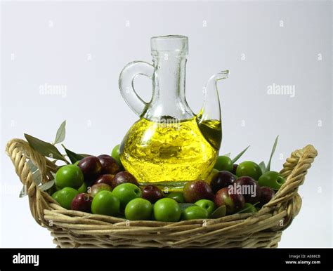 Glass Olive Oil Bottles Cut Out Stock Images And Pictures Alamy