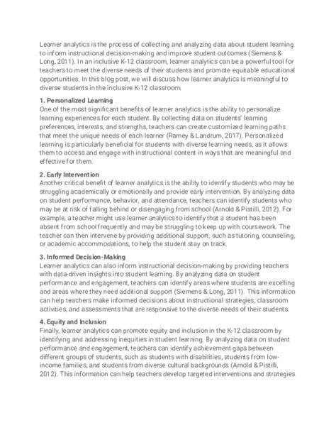 Doc Learner Analytics