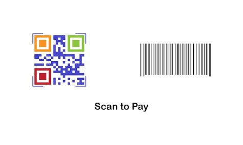Scan Pour Payer Qr Code Et Illustration Vectorielle De Code à Barres Qr Code Scan Pour Payer