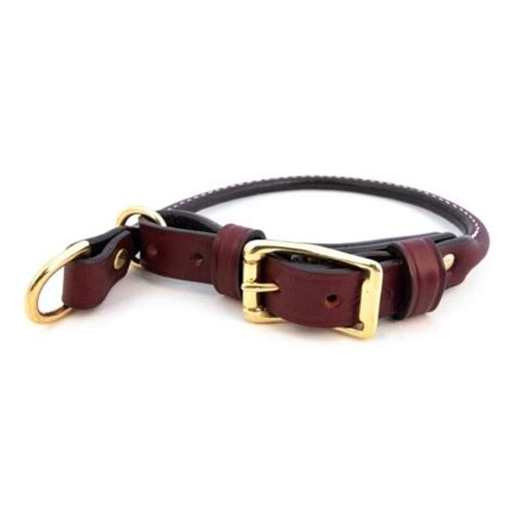 Rolled Combination Choke Collar Auburn Leathercrafters
