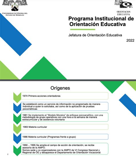Programa Institucional De Orientación Educativa Orientación Educativa