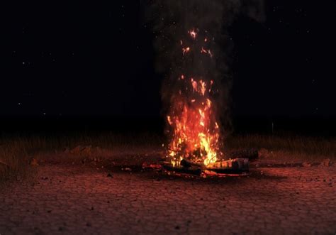 Realistic Flames And Smoke Rendered In Blender Price Download