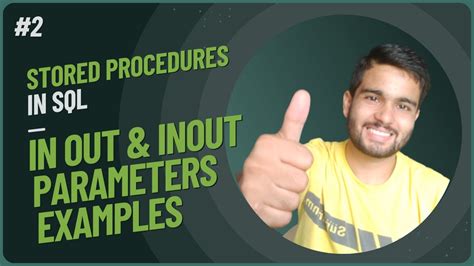 In Out Inout Parameters Of Stored Procedures In Sql Where To Use In Out Inout Procedure
