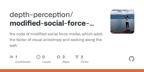 Github Depth Perceptionmodified Social Force Model The Code Of