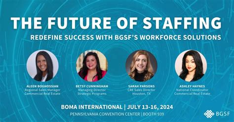 John Wayert On Linkedin Visit Bgsf At Boma International In Booth 939