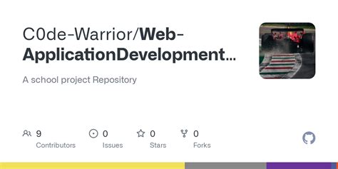 Github C0de Warriorweb Applicationdevelopment Class A School