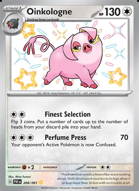 Oinkologne Pokémon 916 Pokestats Gg