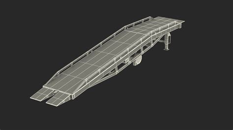 Mobile Loading Dock Ramp Red Model TurboSquid 1719800