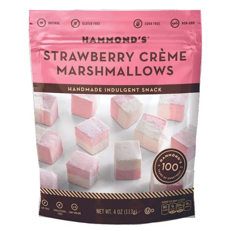 Strawberry Crème Marshmallows Hammonds Candies
