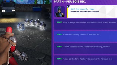 Fortnite Guide How To Complete Every Pea Bois Inc Quest