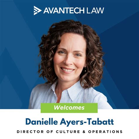 We Are Thrilled To Welcome Danielle Ayers Tabatt To Avantech As Our New Director Of Culture