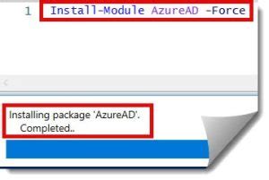How To Install Azure AD Connect PowerShell Module Azure Lessons