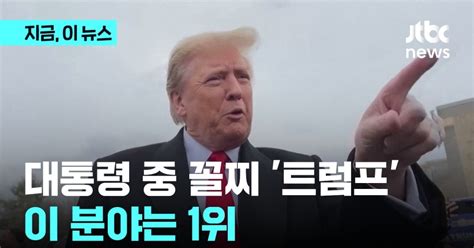 미 대통령 중 꼴찌는 트럼프…이 분야는 1위